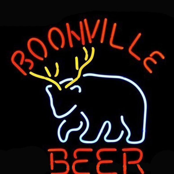 Professional Boonville Deer Logo Pub Store Beer Bar Real Handmade Art ...