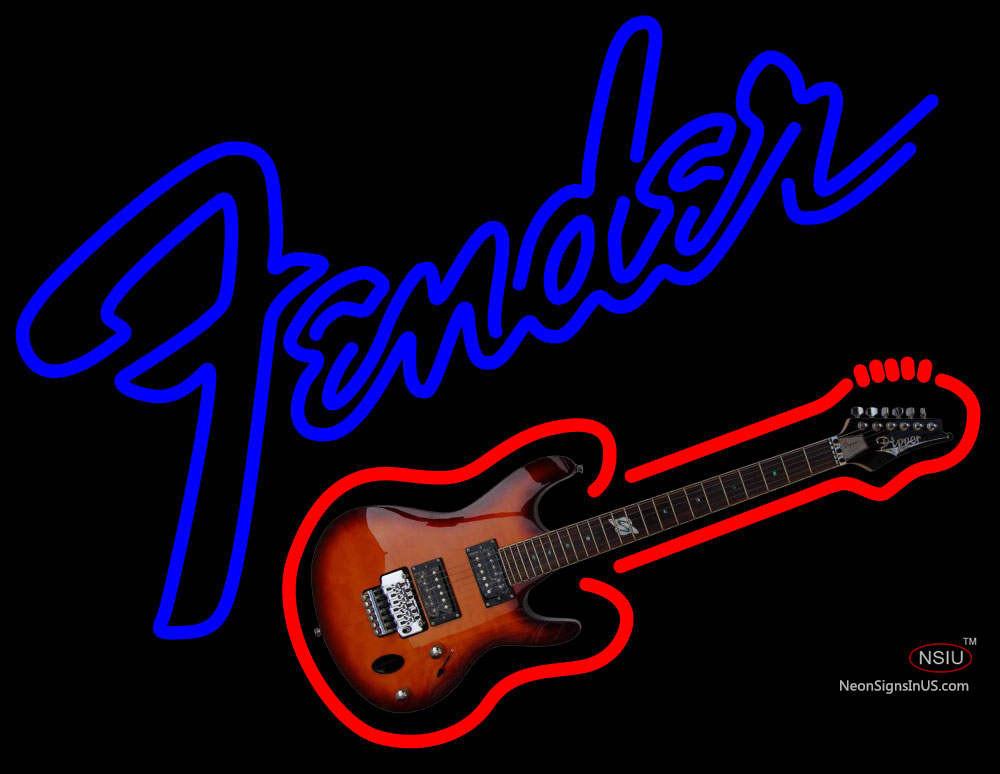 Fender Guitar Neon Sign – Custom-Neon-Sign