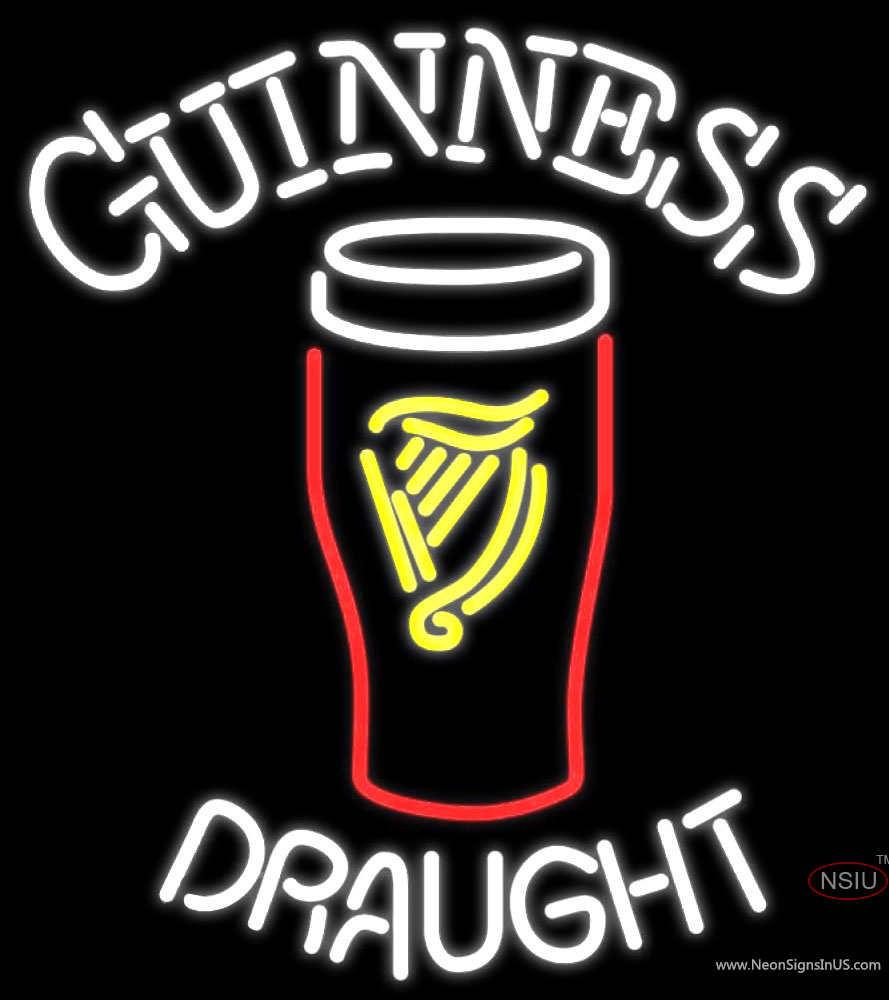 Guinness Draught Glass Neon Beer Signs – Custom-Neon-Sign