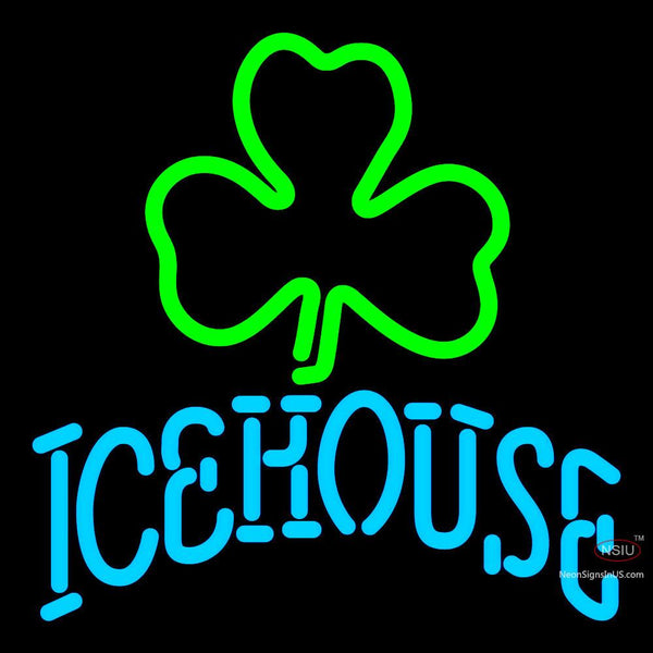 Icehouse Green Clover Neon Beer Sign x – Custom-Neon-Sign