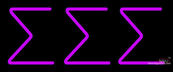 Sigma Sigma Sigma Neon Sign – Custom-Neon-Sign